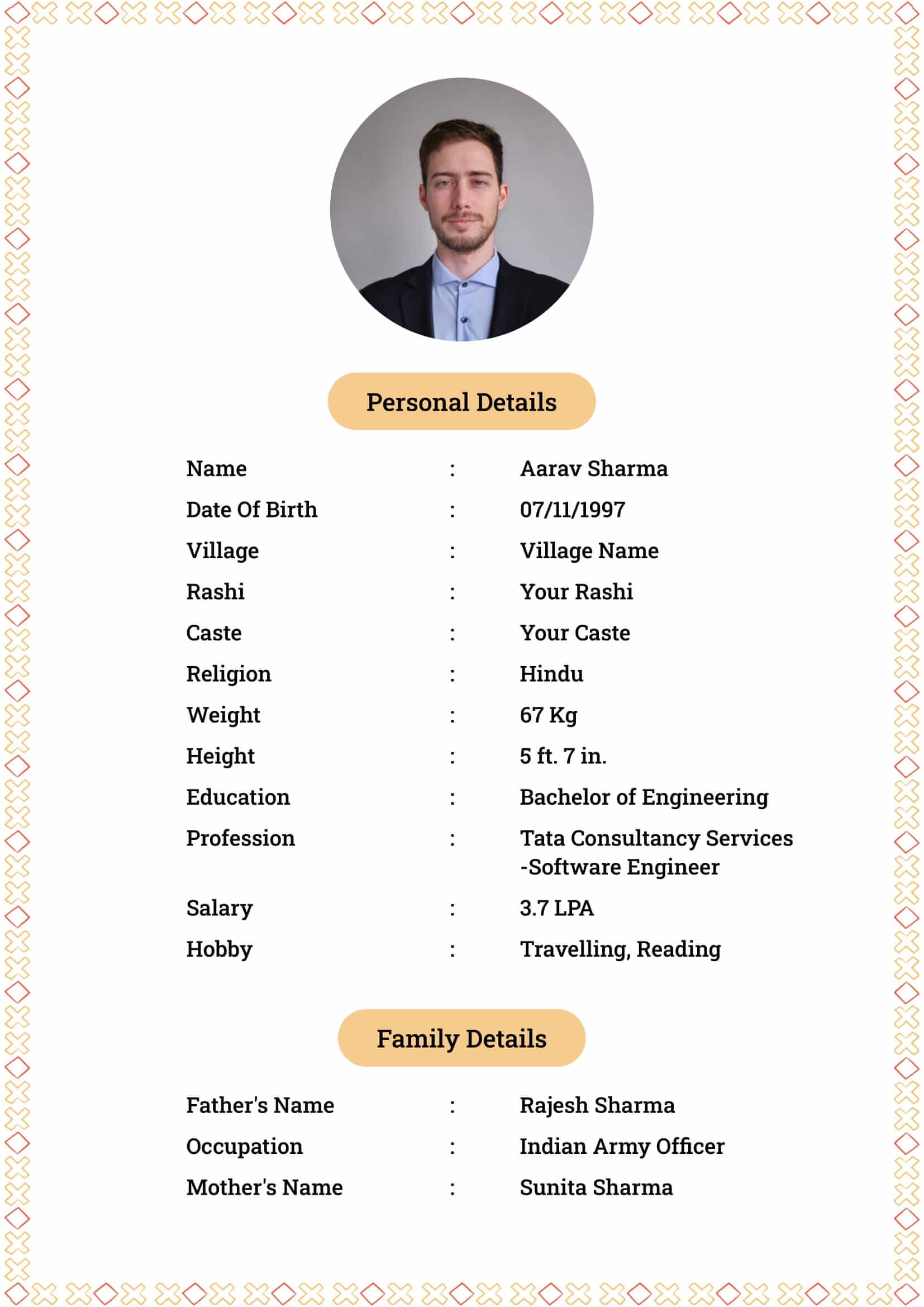 Marriage Biodata Maker - Free Online Biodata Creator | Create Professional Matrimonial Biodata